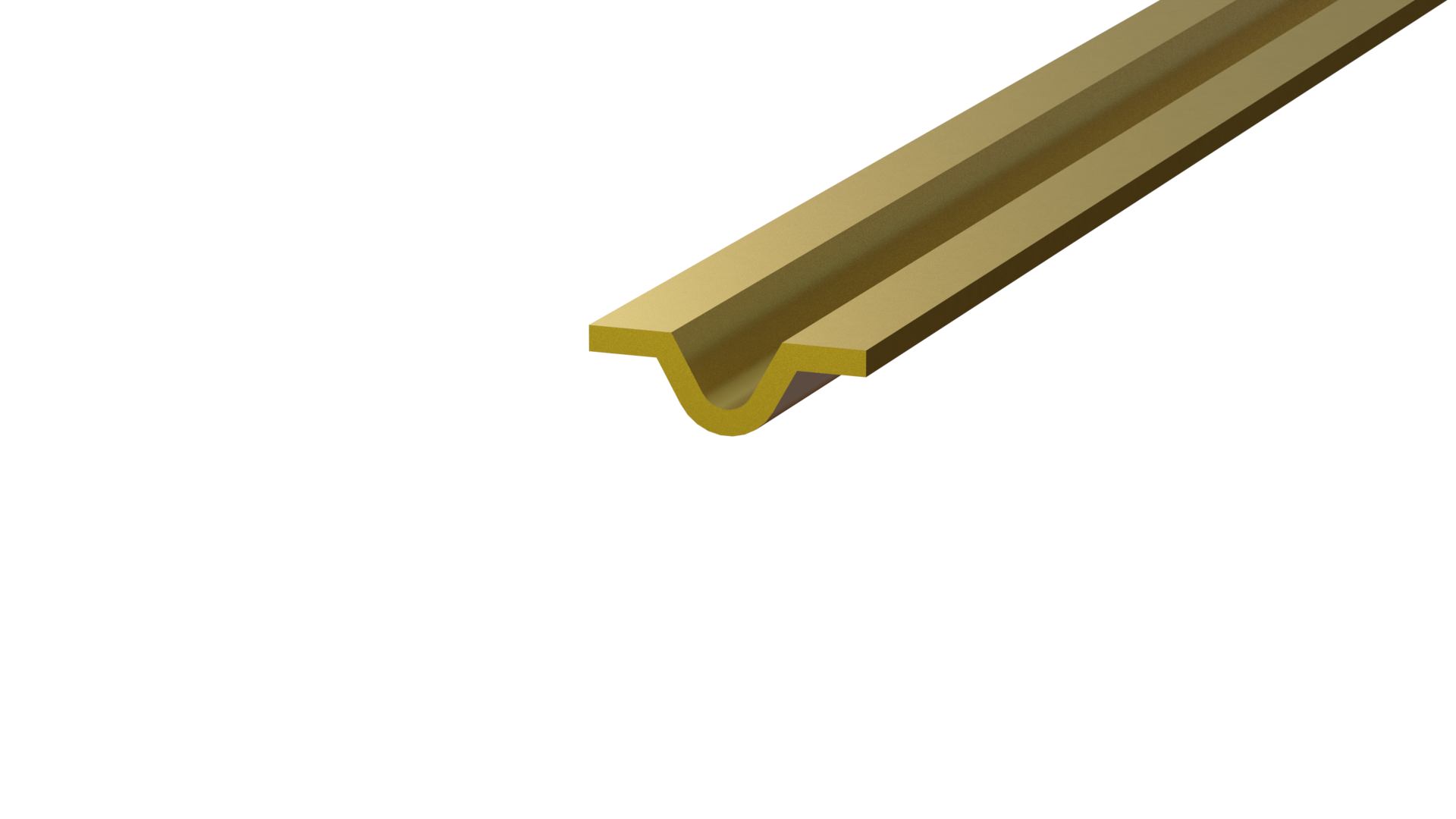 64-3 Brass track - Buy online - Coburn Sliding Systems1