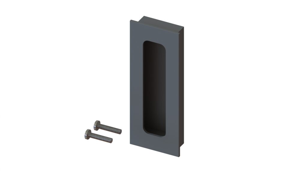 Bow Handle & Rectangular Flush Handle – Black Finish - Buy online ...